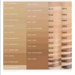 Mac Studio Fix Color Chart